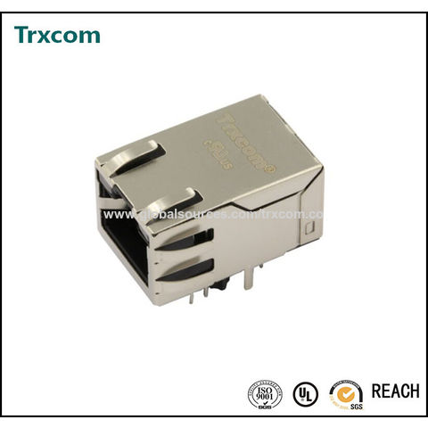 China Free Sample Single RJ45 Ethernet Socket XF10B11F-CAxu1-2MS ...