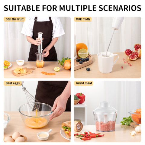 China Redmond New Design 304 SS Blades Hand Blender Set Cooking ...