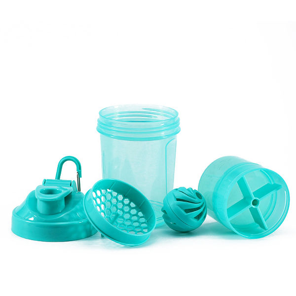 Hot selling simple PP three layers shaker sopots water bottles, shakers ...