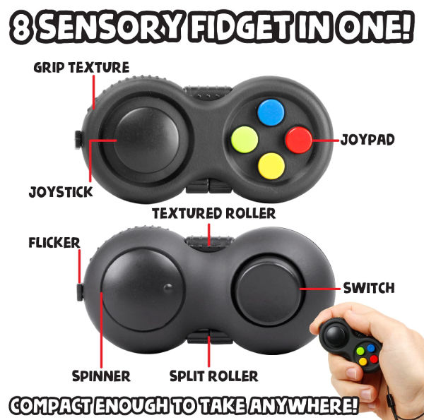 Creative Fidget Pad Sensory Toys Classic Controller Fidget Toy ...