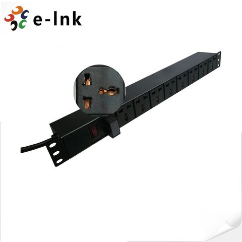 China 19 Inch 1U 8 Port Rack Mount Surge Protection PDU on Global ...