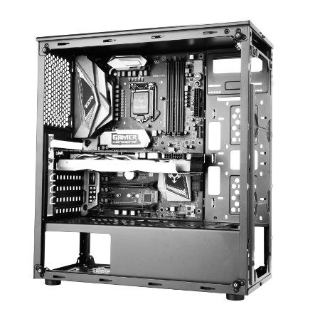 SAMA elegant computer case model ARGB pc case gaming with tempered ...