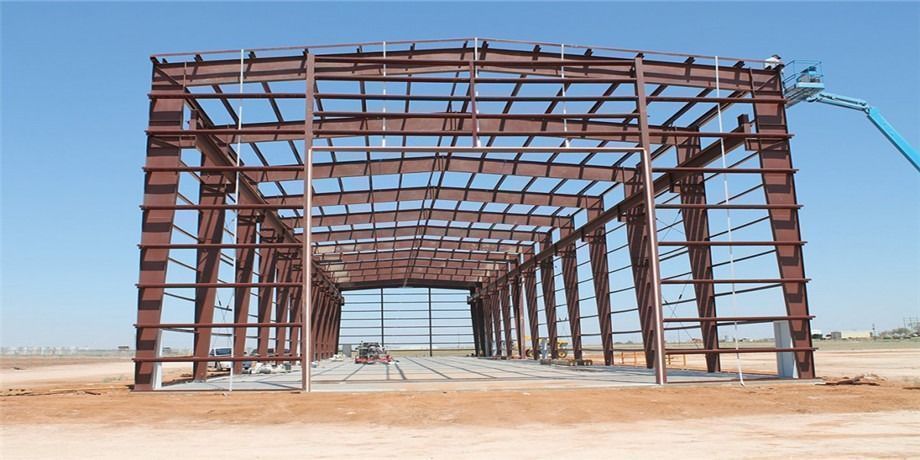 China Prefabricated light industrial buildings structural steel storage ...
