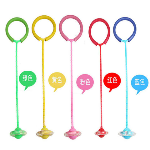 China Kids plastic sport skip ball foot toys colorful jumping ball Foot ...