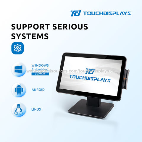 China Manufactory 15.6 inch all in one lcd screen pos system fanless ...