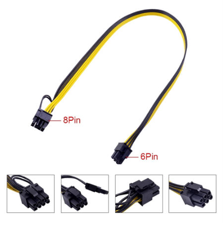 Power Module Breakout Board PSU Server Power Conversion 18AWG 6Pin to 6 ...