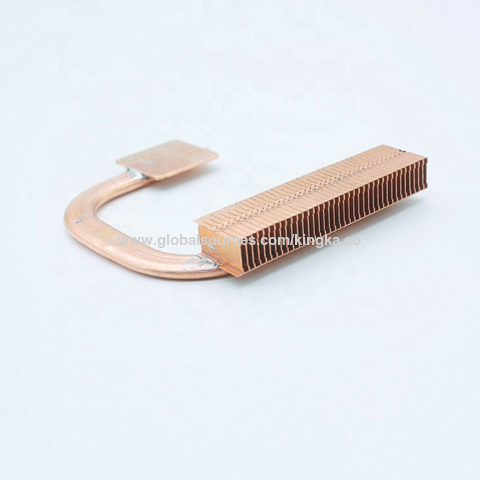 China Customized copper zipper fin copper heat sink soldered with heat ...