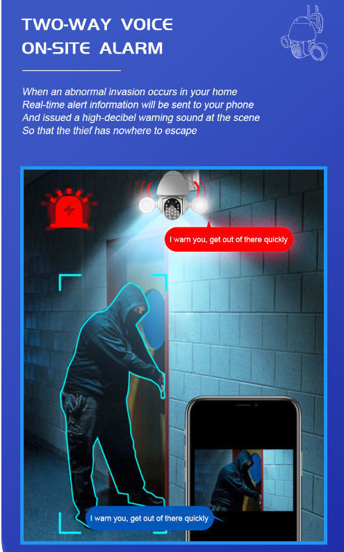 Waterproof Outdoor WiFi HD Smart IP CCTV Security Surveillance Tracking ...