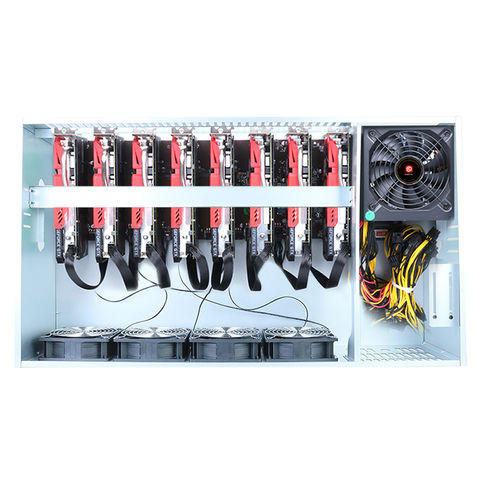 China OEM/ODM Service Mining Rig Sever Case PSU 1850W 8 gpu Frame ...