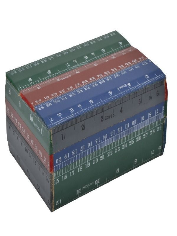 Metier Pinewood Recycled Scale Vintage Multi-color Storage Box, gift ...