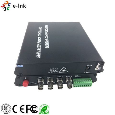 China 4Ch 5MP HD-AHD/HD-CVI/HD-TVI/CVBS 4-in-1 Video Fiber Converter on ...