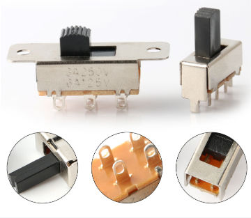China 1P2T slide switches 3PIN defond slide switch 2 position Right ...