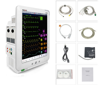 Icu Medical Equipment Multi-parameter Patient Monitor With Ecg Spo2 ...