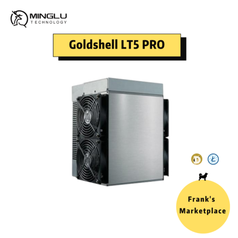China New Goldshell LT5 pro 2450MH/S ASIC LTC Top profit miner Scrypt ...