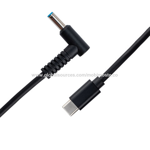 China USB C laptop charging cord, USB-C to DC 4.5*3.0mm blue tip cable ...