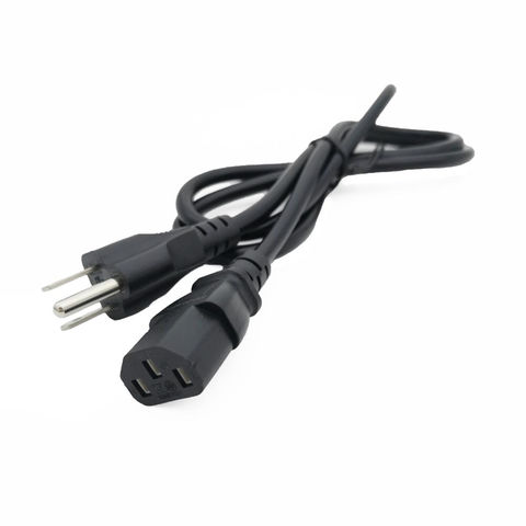 China High quality copper three core power cable AC power cords on ...