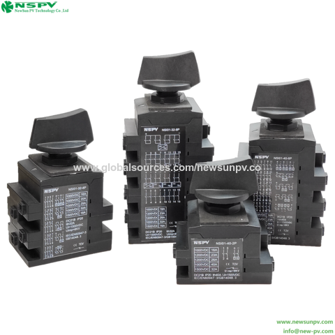 China Solar DC21B isolator switch rotary isolating switch 2P max40A DC ...