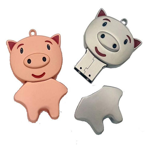 China Cartoon pig usb animal gift custom on Global Sources,Animal ...