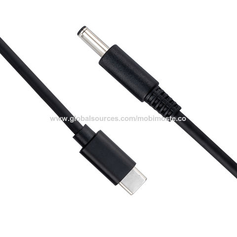 China USB C laptop charging cord, USB-C to DC 4.5*3.0mm black tip cable ...