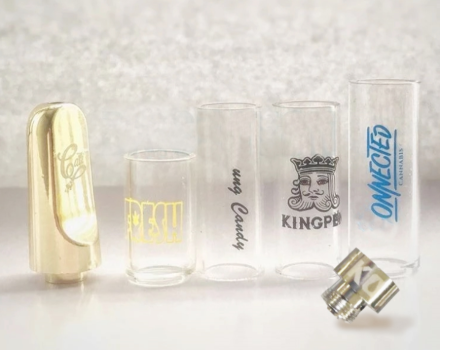 China Gold/white tips empty disposable KRT CBD/THC Vape Cartridges with ...