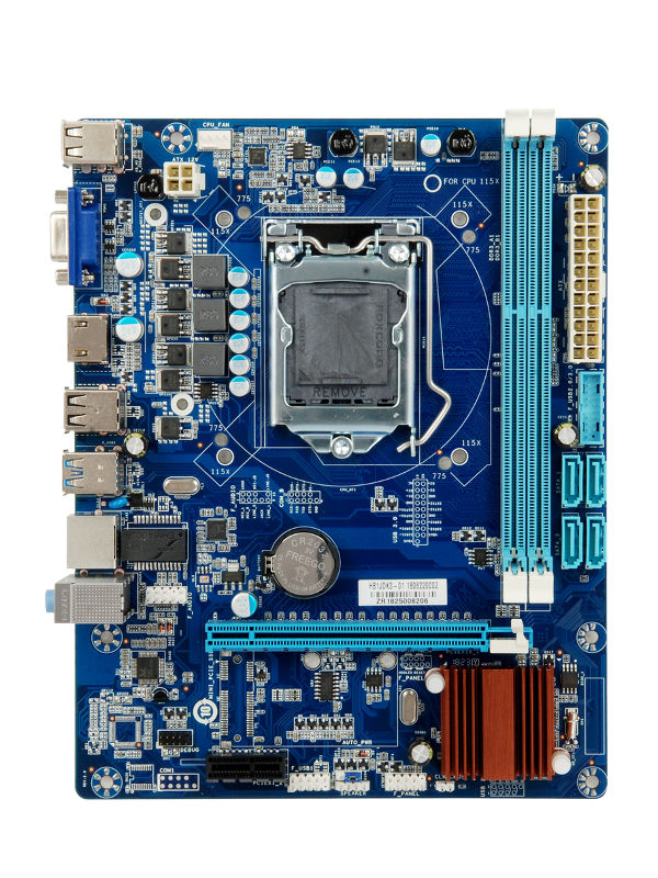 China H81 Intel Computer motherboard dual channel DDR3 with socket ...