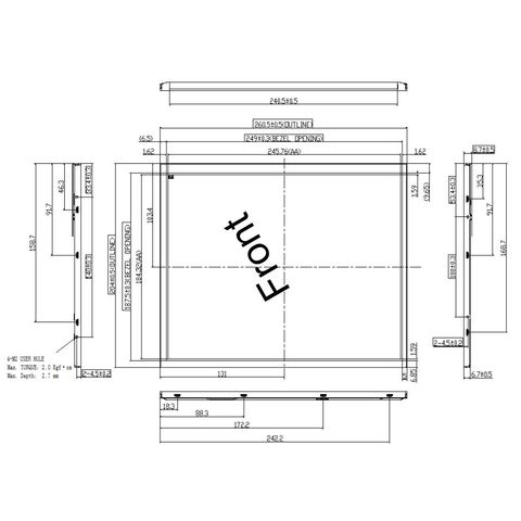 China TFT LCD module 12.1 inch TFT display with LVDS interface 500 nits ...