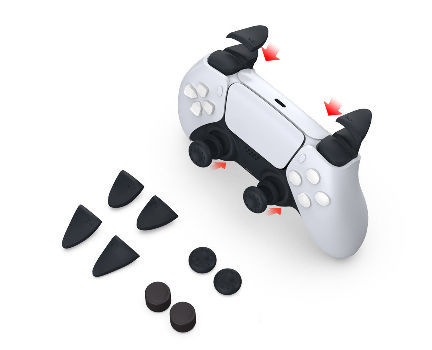 China PS5 4 in 1 Thumb Grips for PS5 Controller Wireless Video Game ...