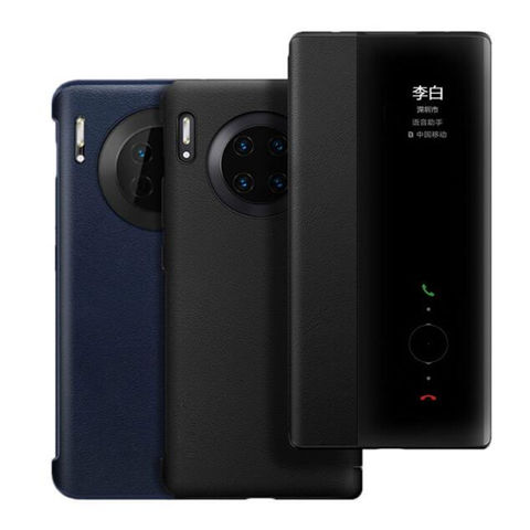 China Side Window Phone Case Smart Window Phone Case Flip Leather Case ...