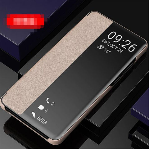 China Side Window Phone Case Smart Window Phone Case Flip Leather Case ...