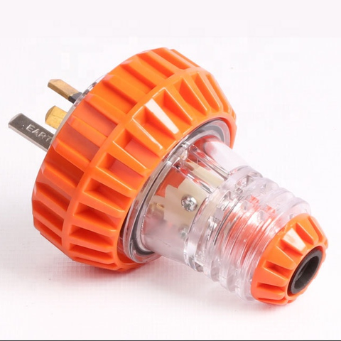 China Outdoor Electrical Weatherproof Waterproof Flat Industrial Plug ...