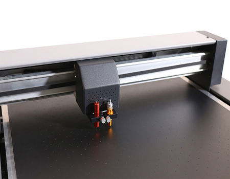 120cm*90cm big size working area Built-in Camera Double Heads Contour ...