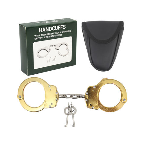 China HC-01 handcuff Chain Link Handcuffs for police equipment china ...