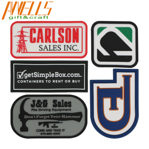 China Custom Made Soft PVC Rubber Patches, PVC 3D Embossed Patch on ...