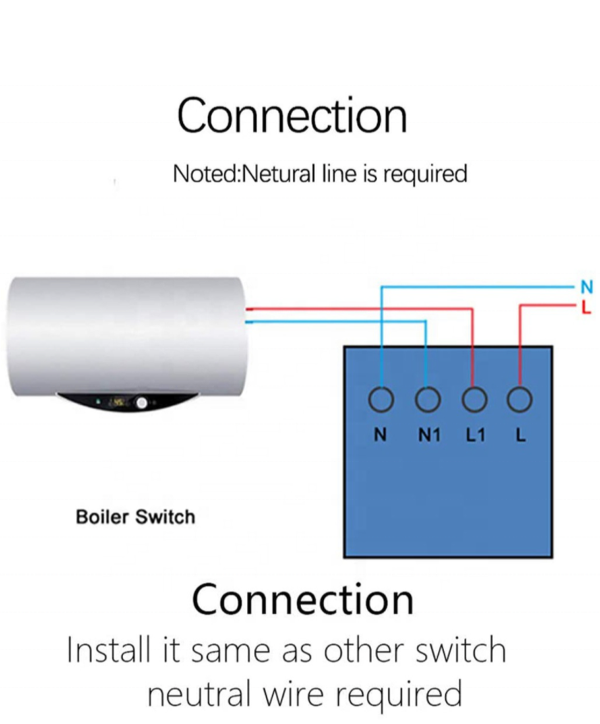 China AC220V Wall Wifi Touch Boiler Smart Switch 3500W US Standard 120 ...