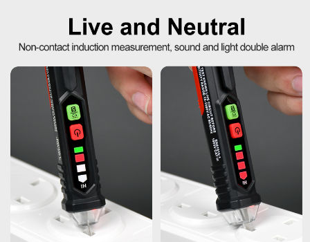 China HT90 LED Display 50/60Hz AC 12V to 1000V AC Noncontact Voltage ...