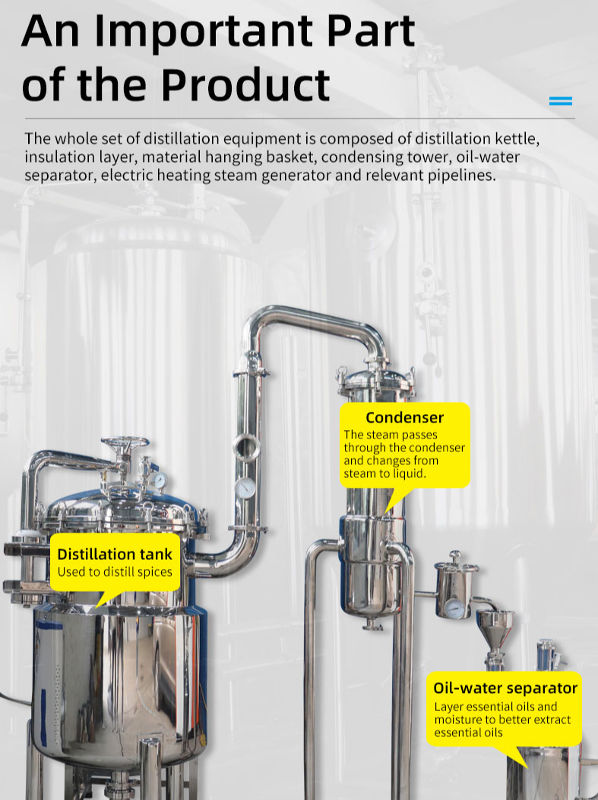 China Steam distillation machine Steam Distillation Essential Oil ...