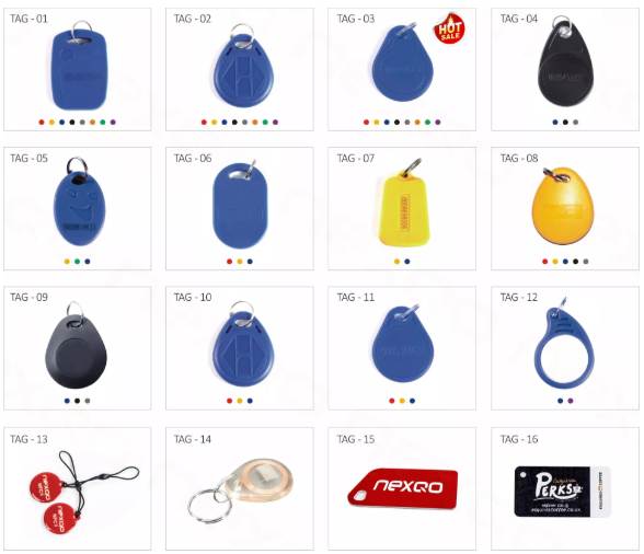 China Latest 125khz LF RFID key tag/fob, NFC key ring, gym key tags on ...