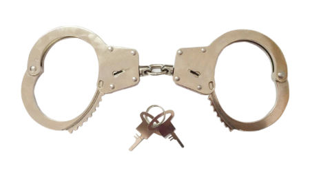 HC-06N Handcuff Double side opening and with 2 rows of teeth, police ...