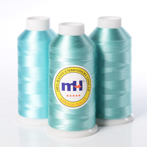 China Viscose Rayon Embroidery Thread 300D/1 Machine Embroidery Thread ...