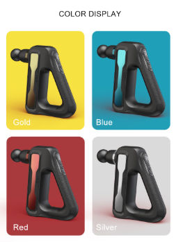 China Muscle Massage Gun Powerful Percussion Triangle Massage Gun For ...