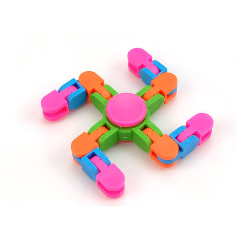 China Fidget Spinner Chain Flip Splicing Fidget Toys Hand Spiral ...