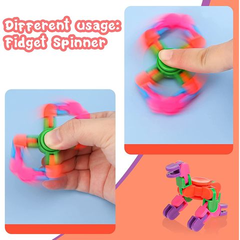China Fidget Spinner Chain Flip Splicing Fidget Toys Hand Spiral ...