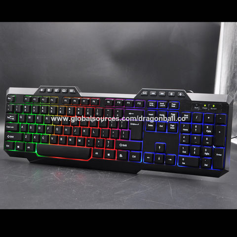China LED backlit multimedia gaming keyboard for PC gaming on Global ...