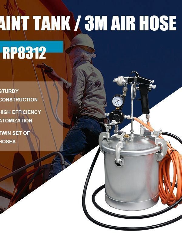 China RONGPENG 10L paint tank for spray power coating processing paint ...