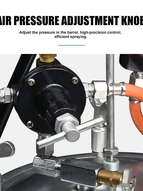 China RONGPENG 10L paint tank for spray power coating processing paint ...