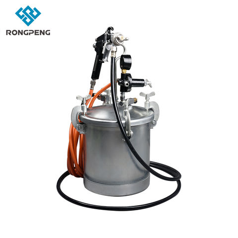 China RONGPENG 10L paint tank for spray power coating processing paint ...
