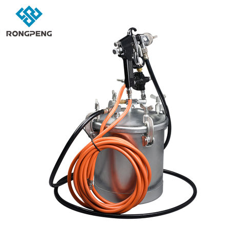 China RONGPENG 10L paint tank for spray power coating processing paint ...