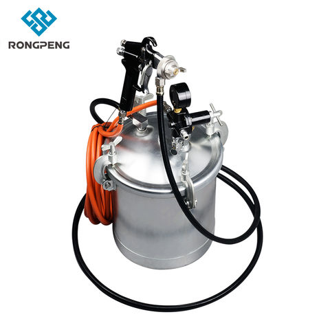 China RONGPENG 10L paint tank for spray power coating processing paint ...