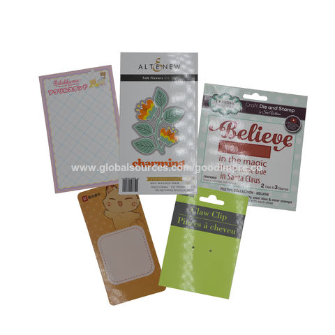 China Personalized Design Advertising Paper Header Card on Global ...