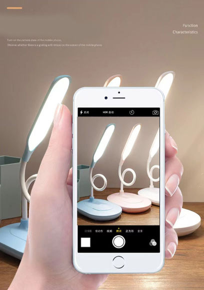 China LED Desk Lamps with Phone holder Dimmable Table Lamps Flexible ...